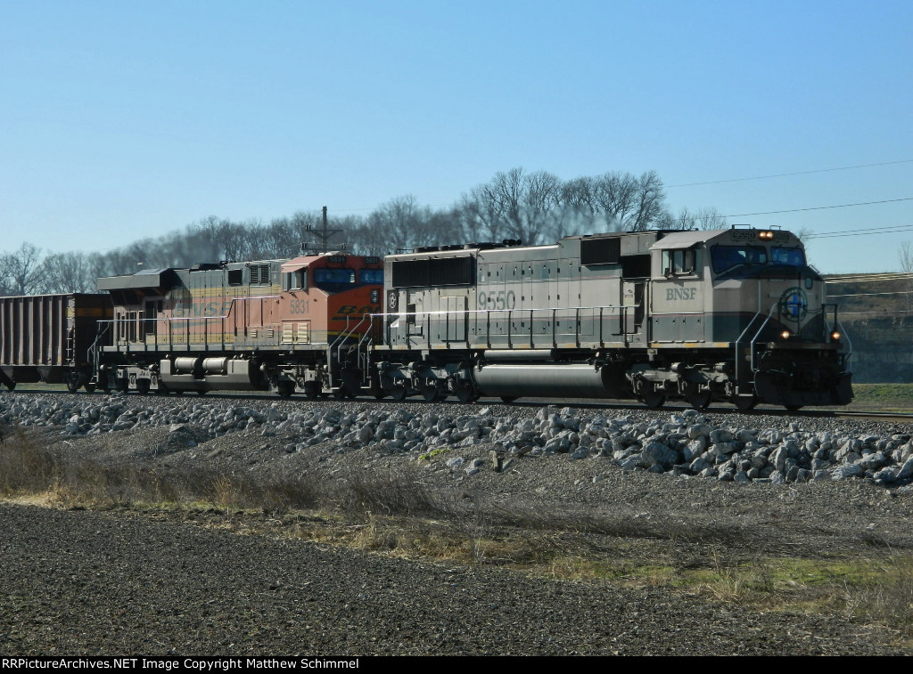 BNSF 9550